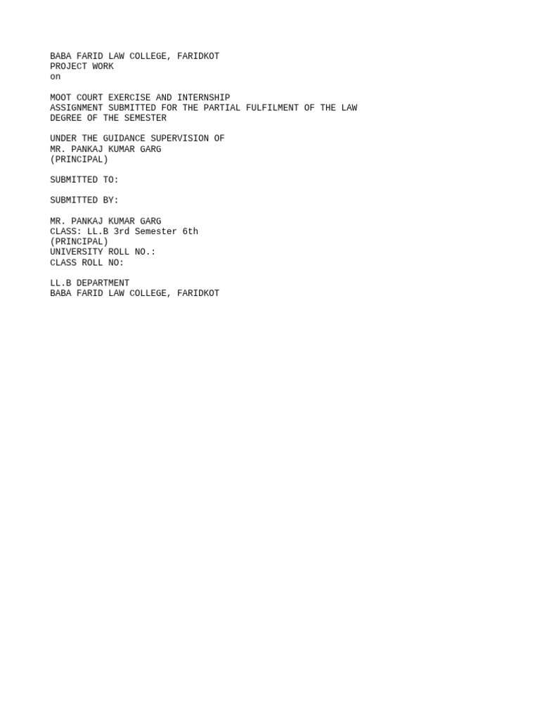 Suraj Moot Preposition File PDF | PDF