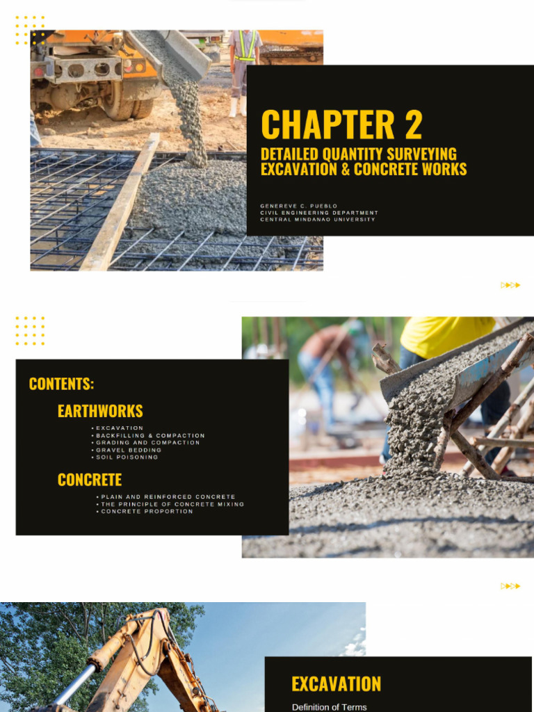 Chapter 2 Concrete and Earthworks | PDF