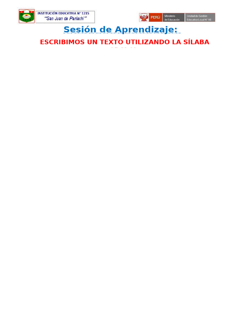 Lunes Com - Escribimos Un Texto Utilizando La Sílaba GR y GL | PDF | Escritura | Aprendizaje