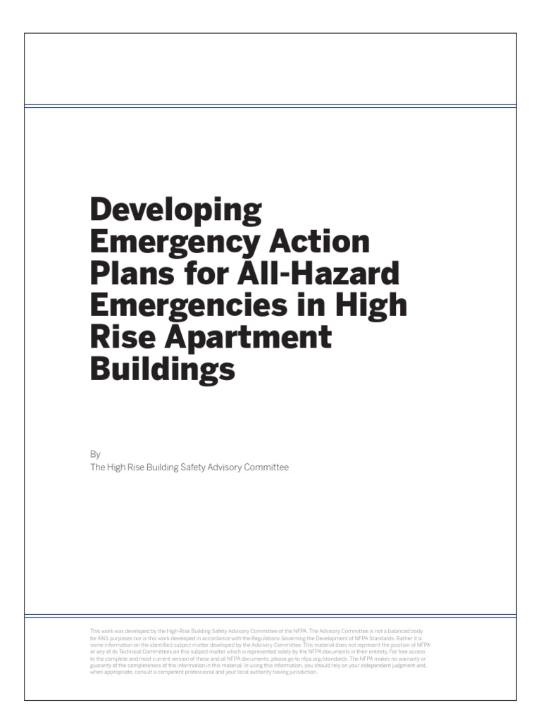 High Rise Apartment Buildings Eap | PDF | Emergency Evacuation ...