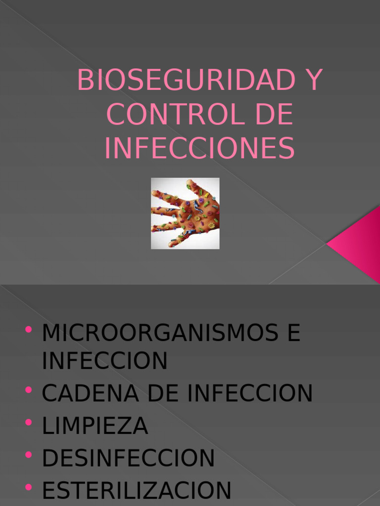 Bioseguridad y Control de Infecciones | PDF