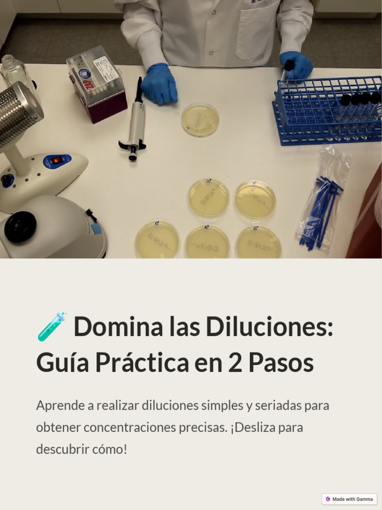Domina-las-Diluciones-Guia-Practica-en-2-Pasos | PDF