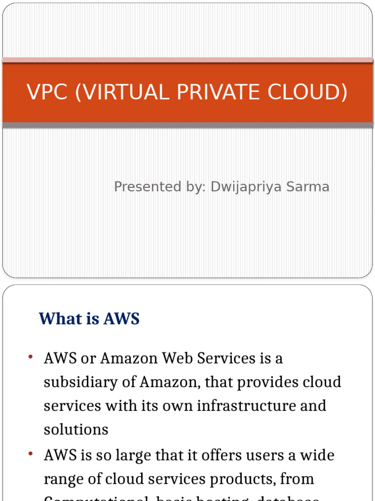 VPC (Virtual Private Cloud) | PDF | Cloud Computing | Computer Network
