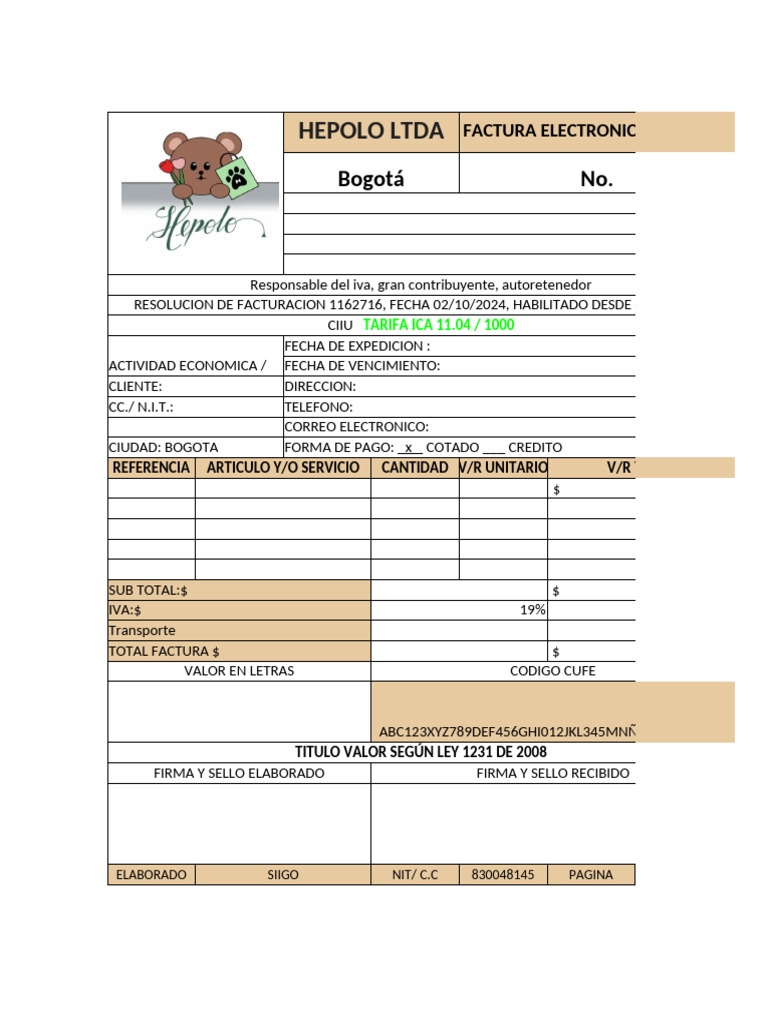 Documentos Contables | PDF | Factura | Contabilidad