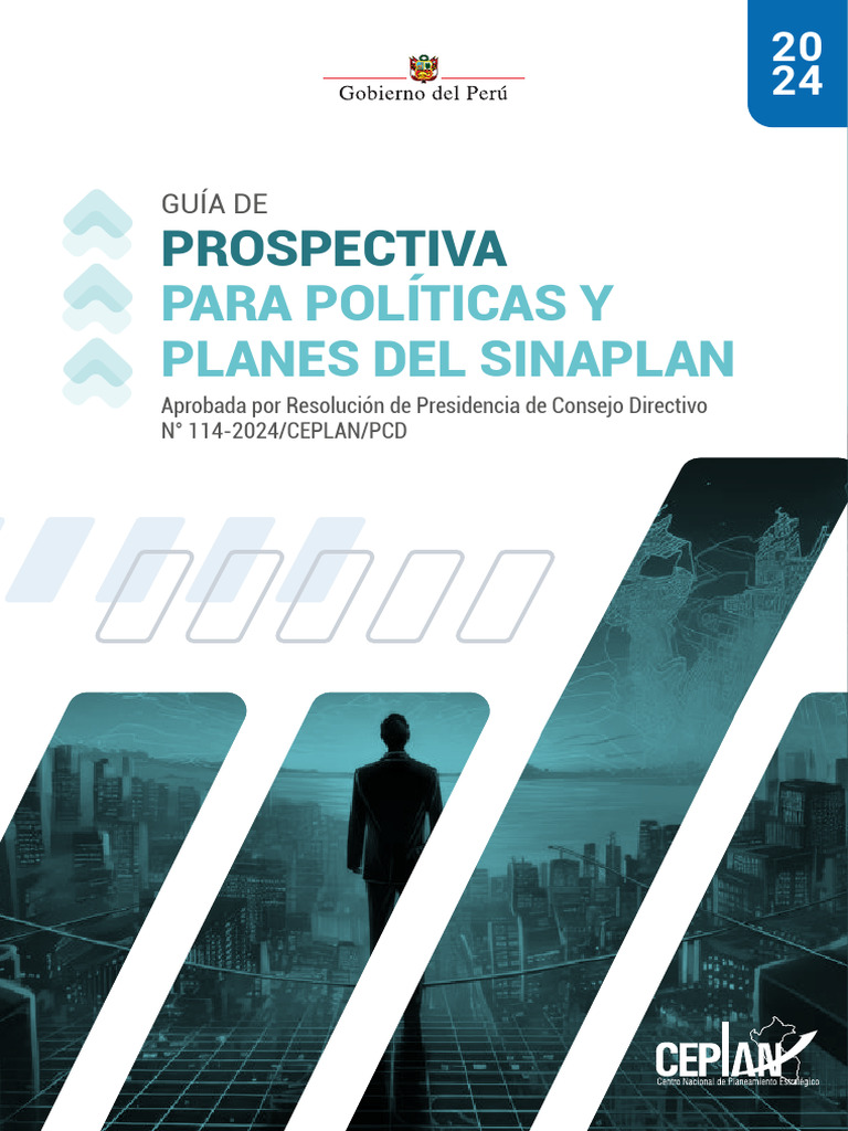 Ceplan Guia de Prospectiva Para Las Politicas y Planes Del Sinaplan Actualizada 2024 | PDF ...