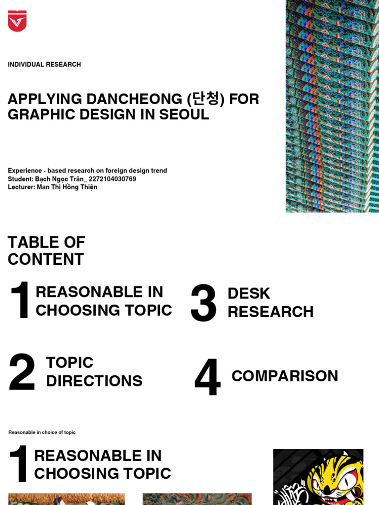 Dancheong in Graphic Design Research | PDF | Graphic Design