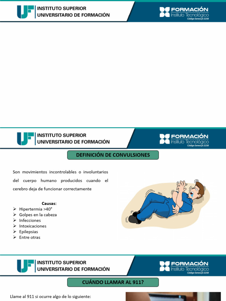 Primeros Auxilios en Convulsiones | PDF