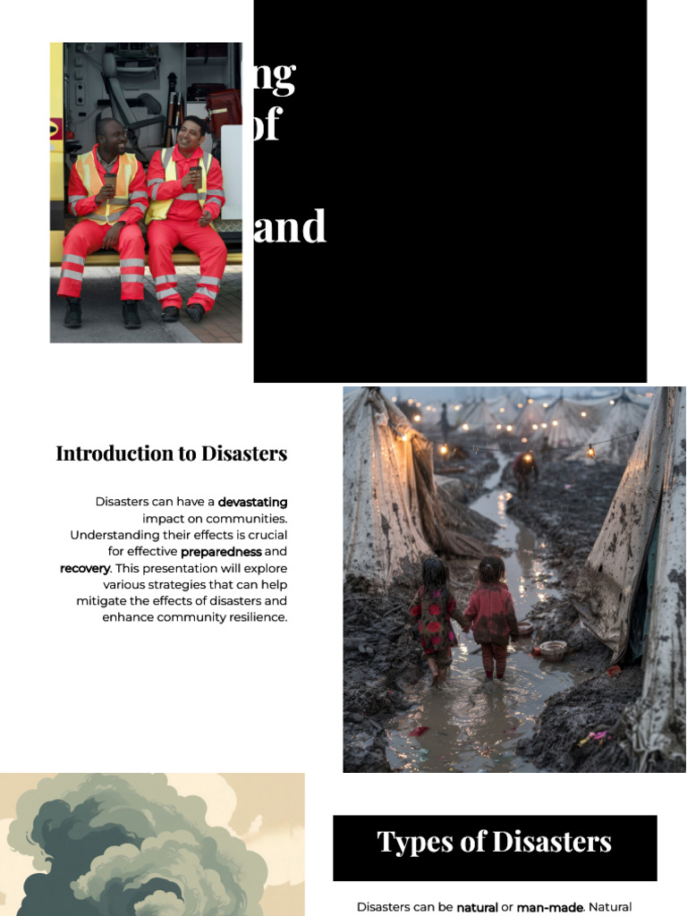 Slidesgo Understanding The Impact of Disasters Preparedness and ...