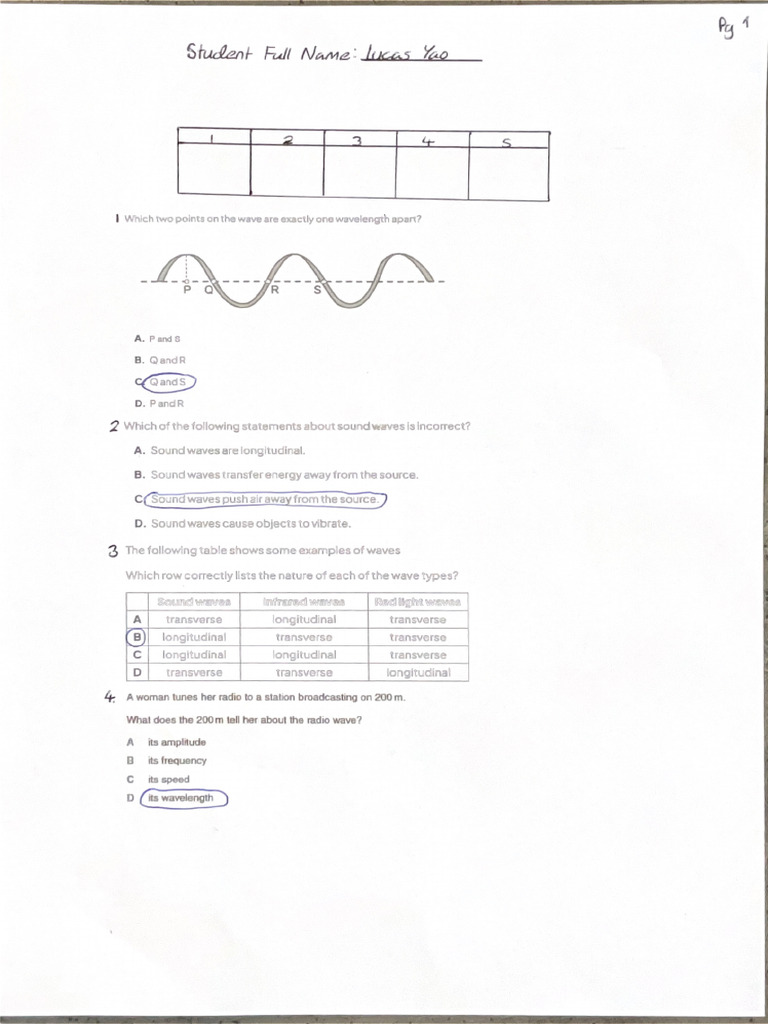 Science Homework 2 | PDF