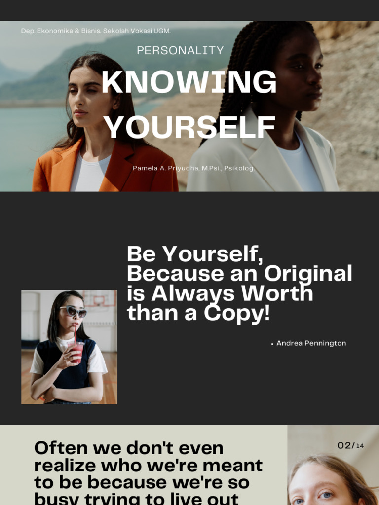 Materi 3 - Knowing Yourself | PDF | Swot Analysis | Behavioural Sciences