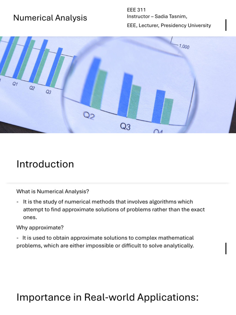 Introduction To Numerical Analysis | PDF