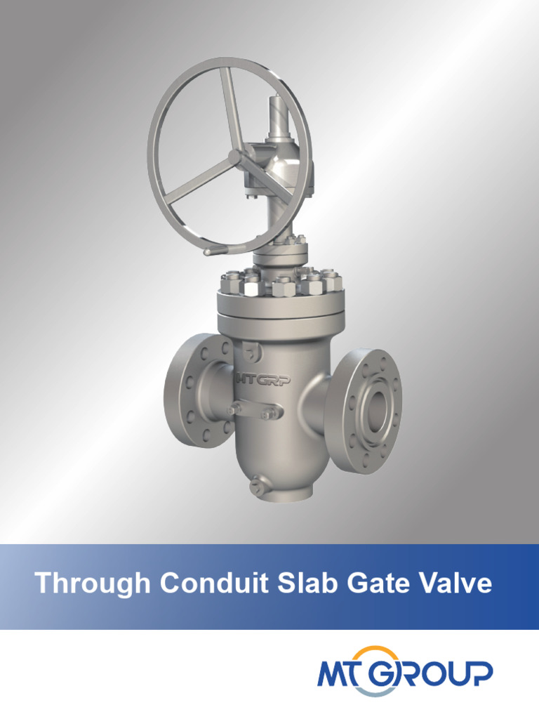 Through Conduit Slab Gate Valve Overview | PDF | Valve | Pipe (Fluid ...