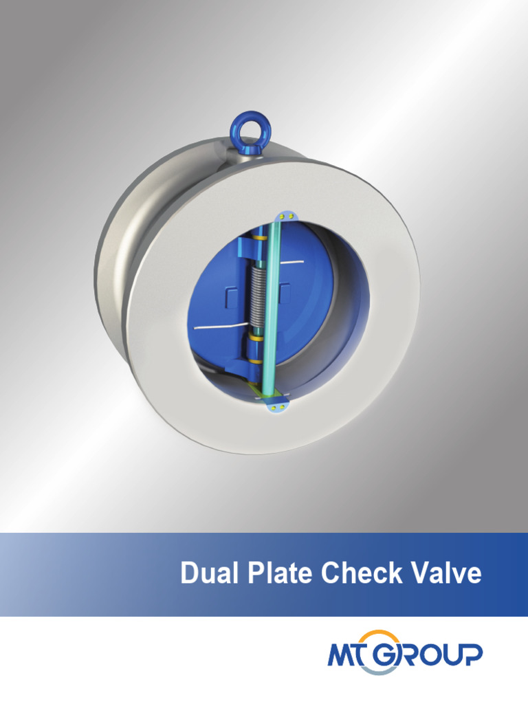 MT - Dual Plate Check Valves | PDF | Valve | Liquids