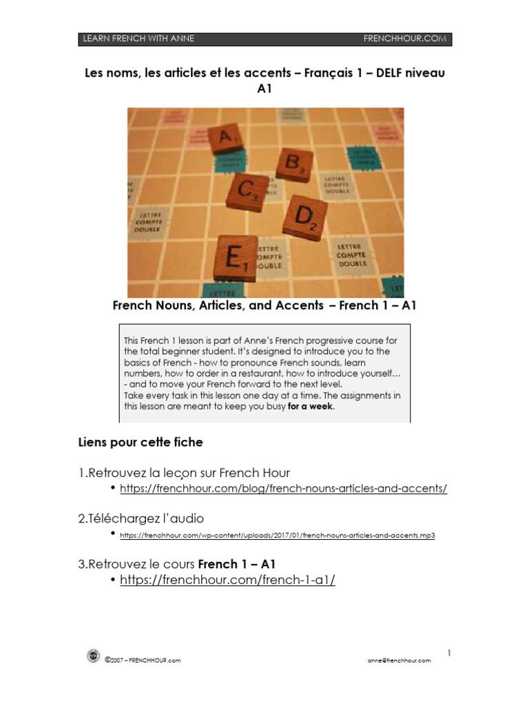 French Nouns and Gender Rules | PDF | Grammatical Gender | French Language