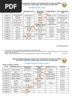 Davv Exam Time Table | PDF