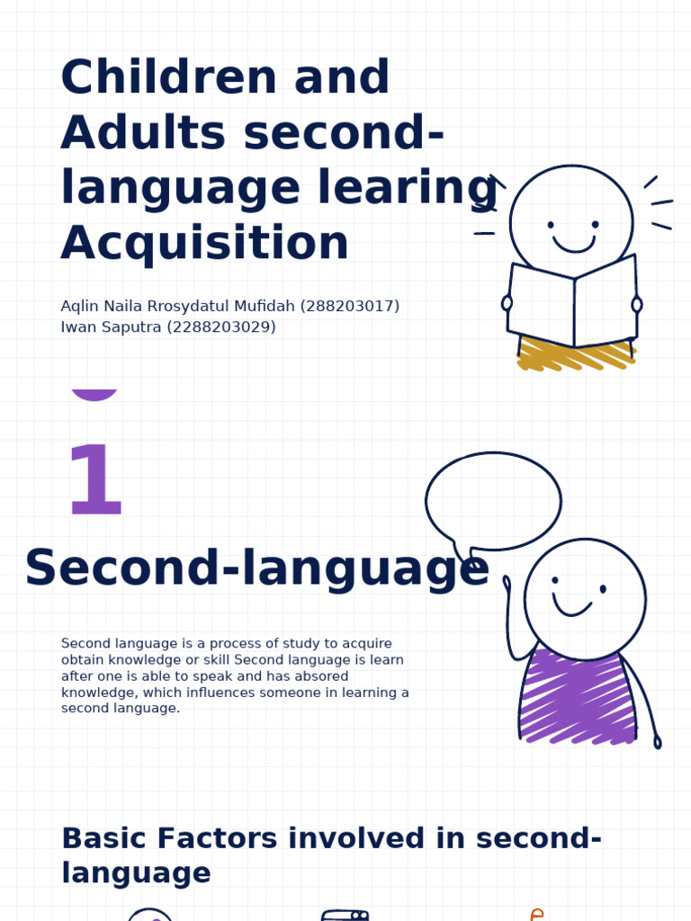 Children and Adults in SLA | PDF