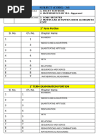 Aarambh Batch 2.0 Time Table | PDF