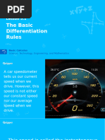Grade 12 Differential Calculus Notes | PDF