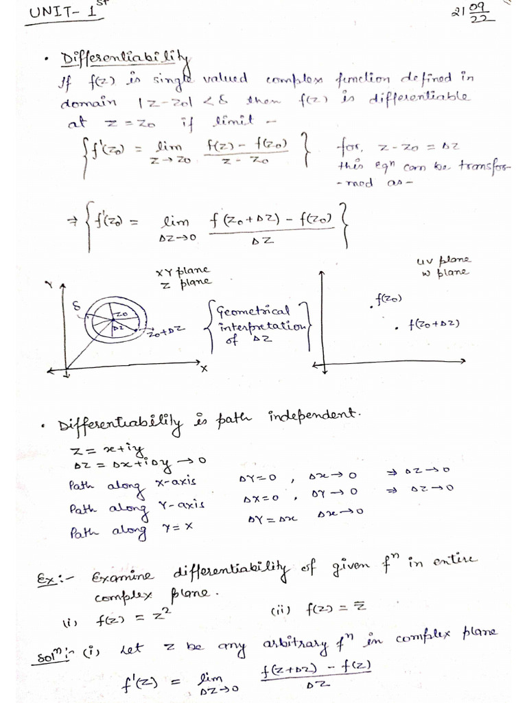 Mathematics Unit 1 & 2 | PDF