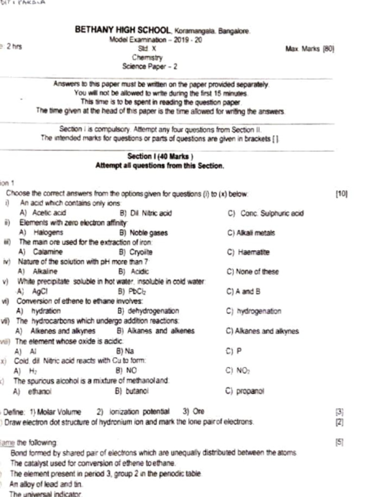 Bethany High School | PDF