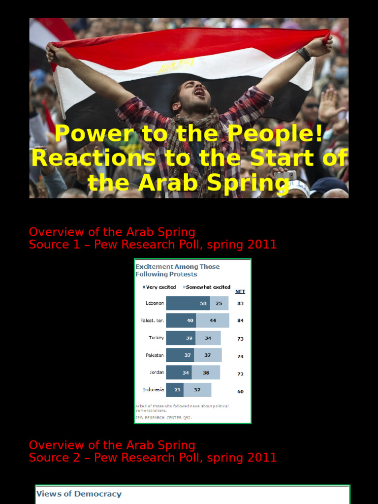 Arab Spring: Voices and Reactions | PDF | Arab Spring | Muammar Gaddafi