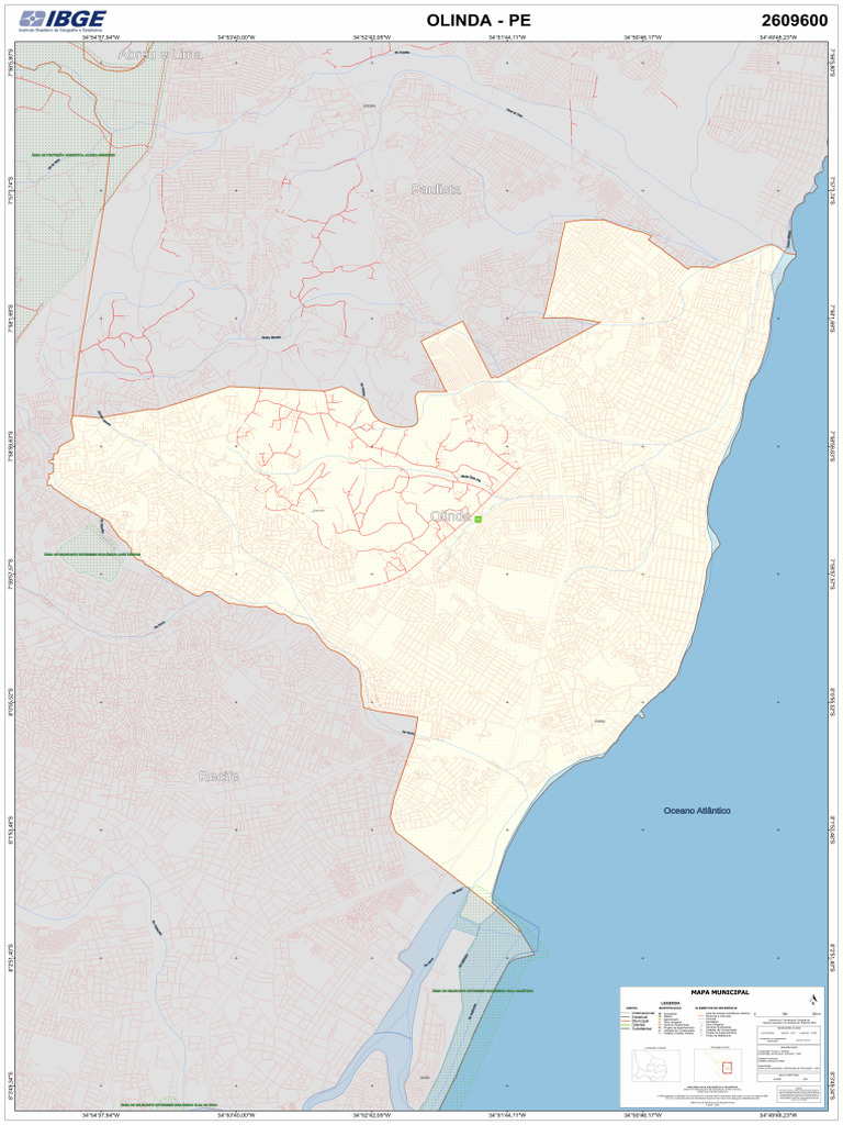 Mapa Olinda | PDF
