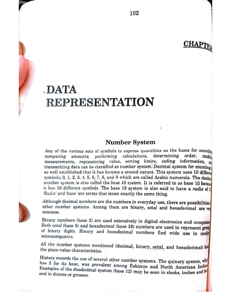 Data Representations | PDF