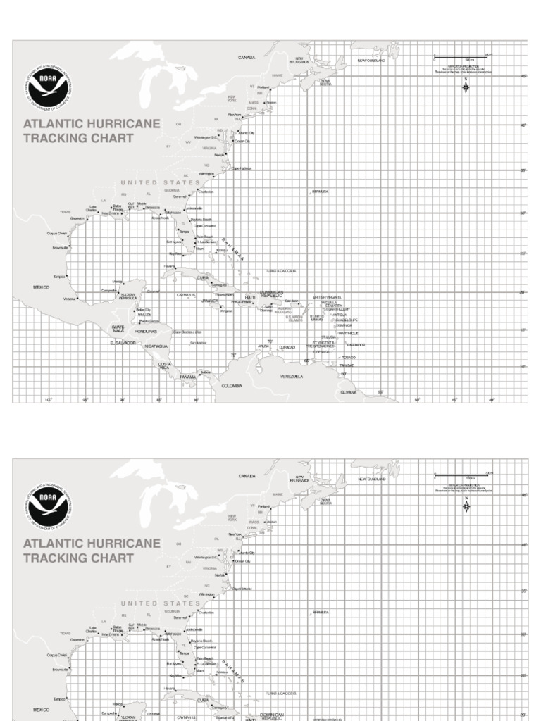 Hurricane+Tracking+Charts Blank | PDF