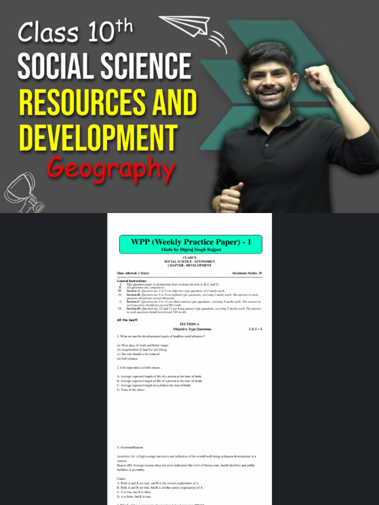 Resources and Development 1 | PDF