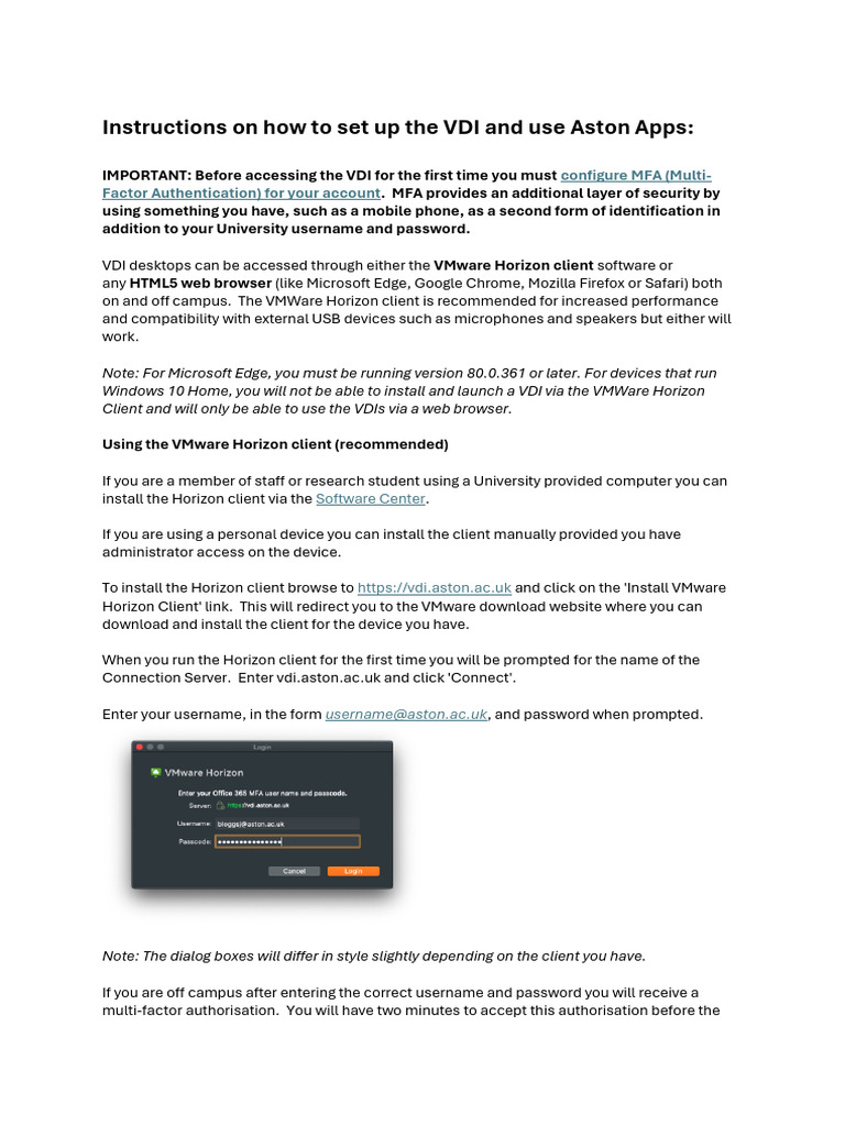 Instructions On How To Set Up The Use Aston Apps and SPSS Modeler | PDF ...