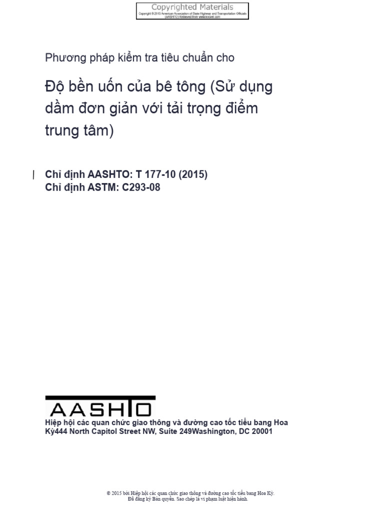 Aashto T177TV | PDF