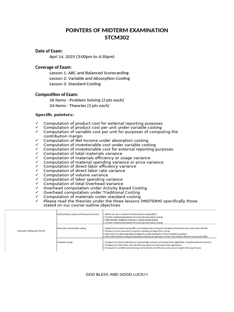 Pointers of Midterm Examination - 2c10fa39 993b 41f6 B9a7 684a94de9eb0 | PDF