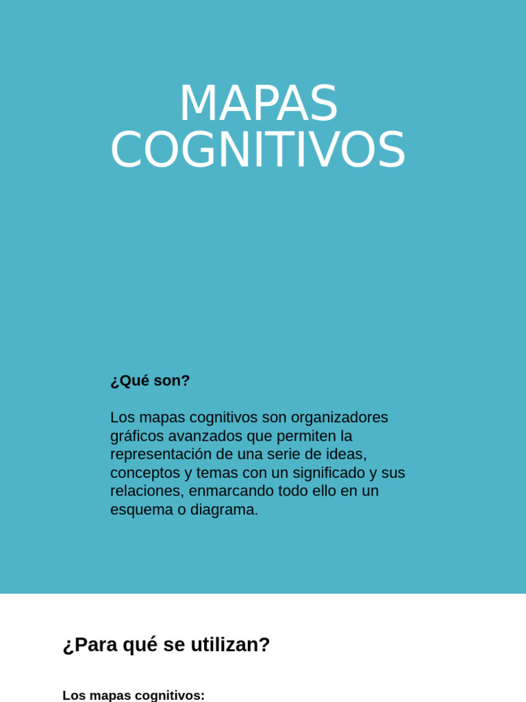 Mapas Cognitivos | PDF | Imagen | Palabra