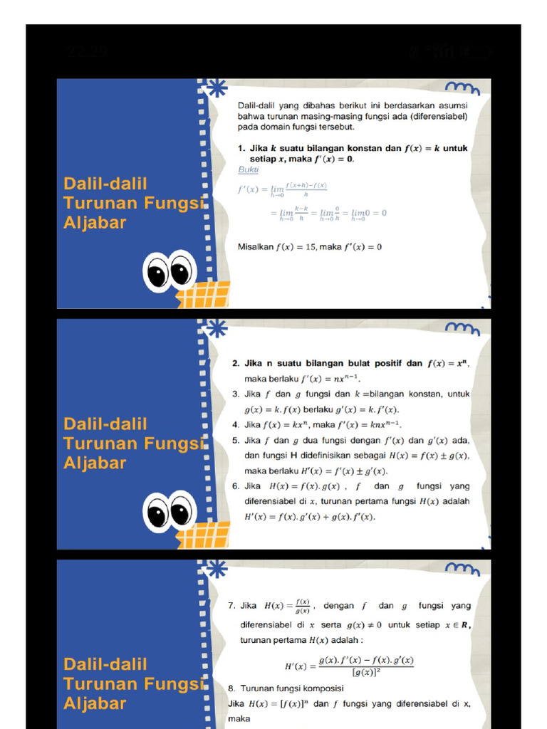 Dalil_Turunan_Fungsi_Aljabar_with_Images | PDF