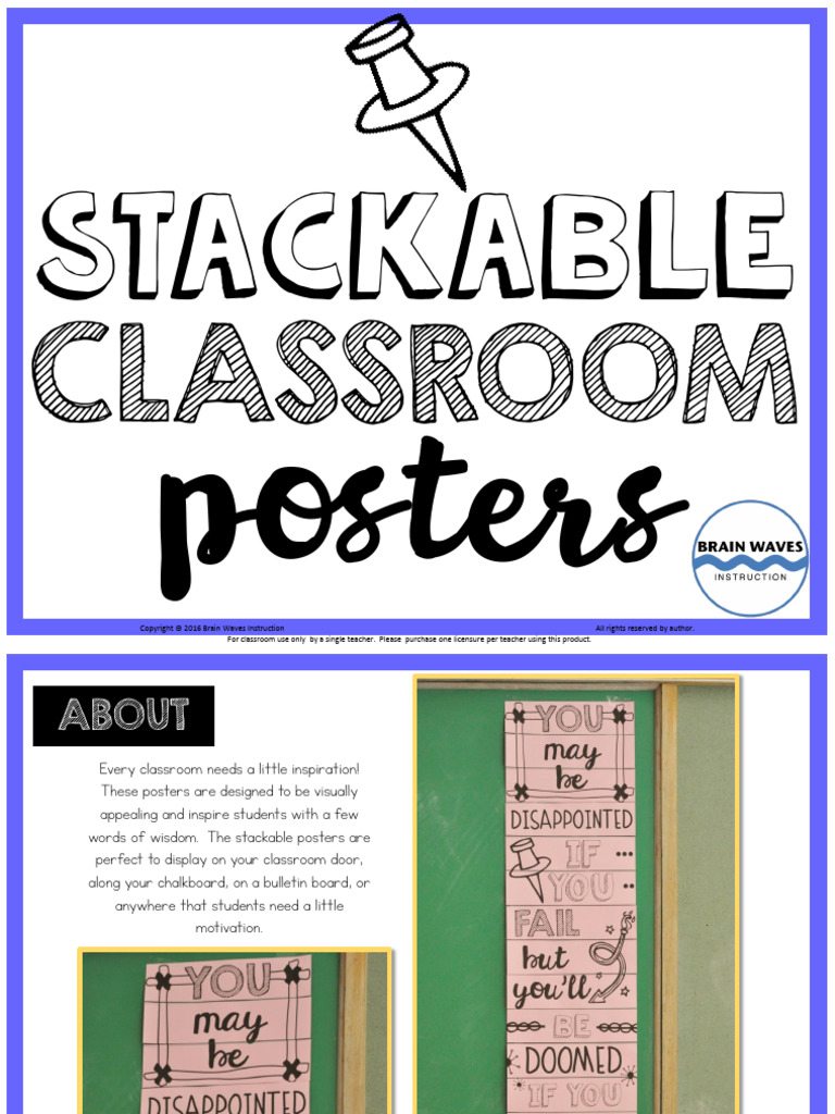Exclusive Freebie! Stackable Posters - Brain Waves Instruction - Blog ...