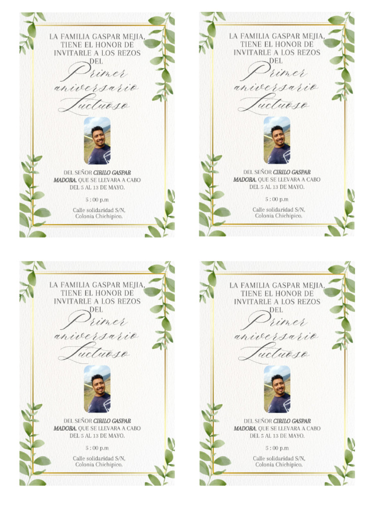Invitacion | PDF