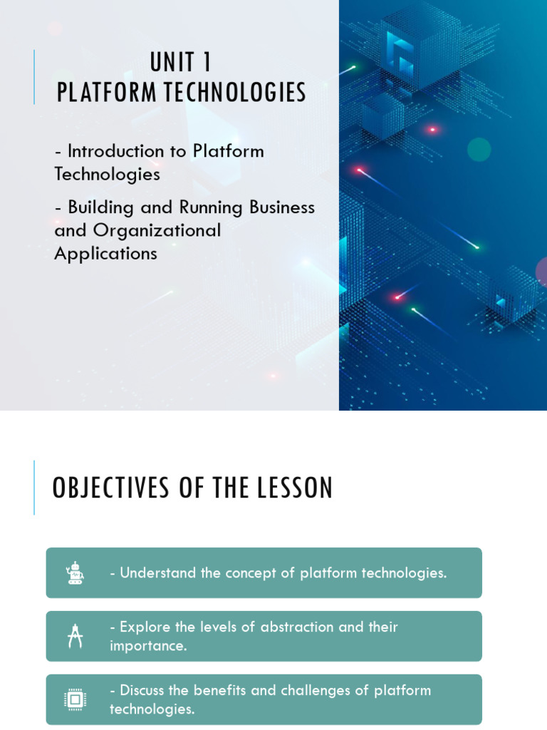 IT 106 UNIT 1 Platform - Technologies | PDF | Operating System | Cloud Computing