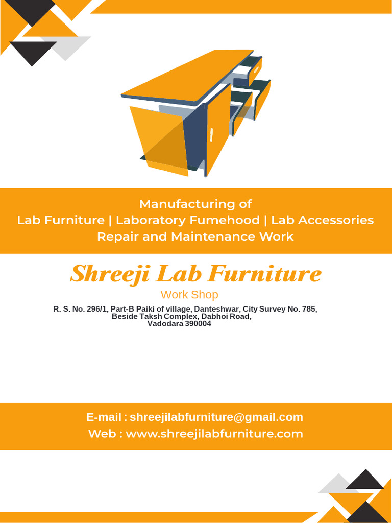 Shreeji Lab Furniture Brochure | PDF