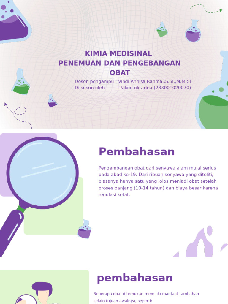 Ppt Kimia Medisinal Niken (1) | PDF