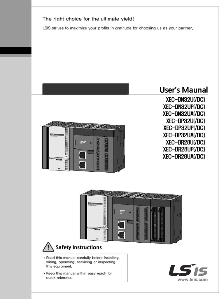 Manual XEC-DN (R) Xxu (UA) (UP) 10310001407 Eng V1.2 190822 | PDF | Programmable Logic ...
