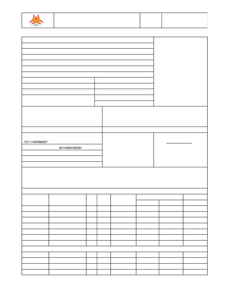 Application Form PT PGS - Diniati Zahra - Account Officer | PDF