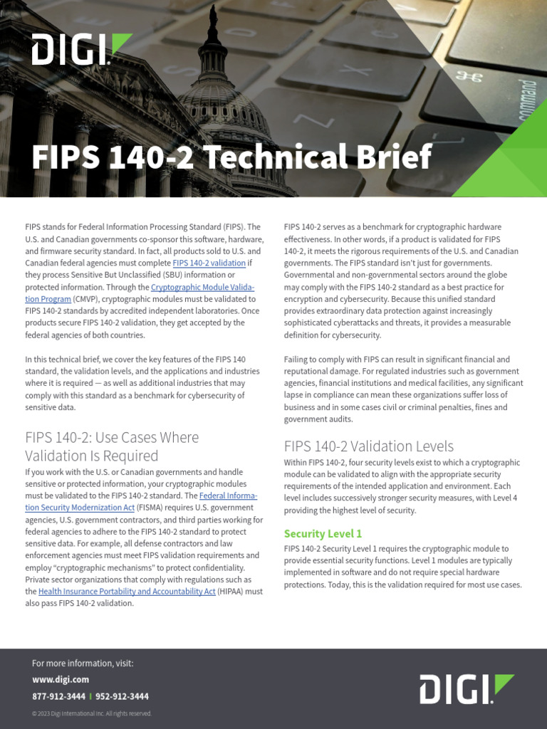 Digi Connect It 4 Fips 140 KTMM | PDF | Computer Security | Security