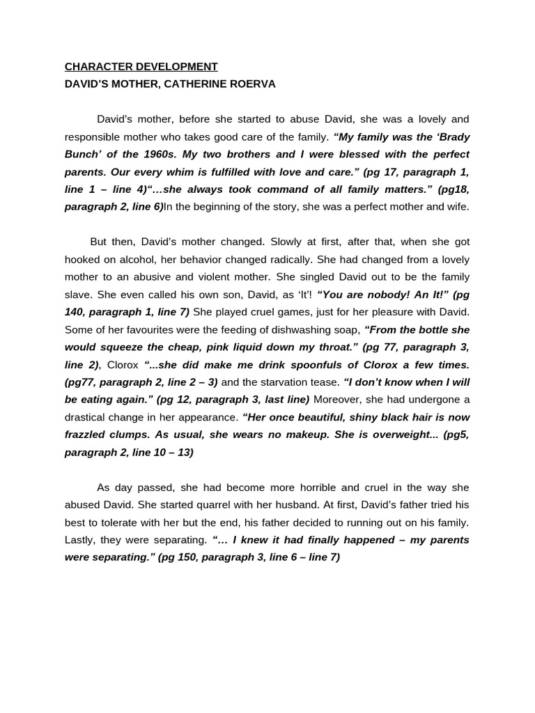 Catherine Roerva's Transformation | PDF