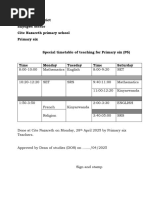 End-Of Term III Examinations Timetable - 2024-2025 - Signed | PDF