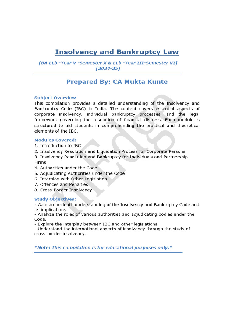 IBC Cover Page | PDF