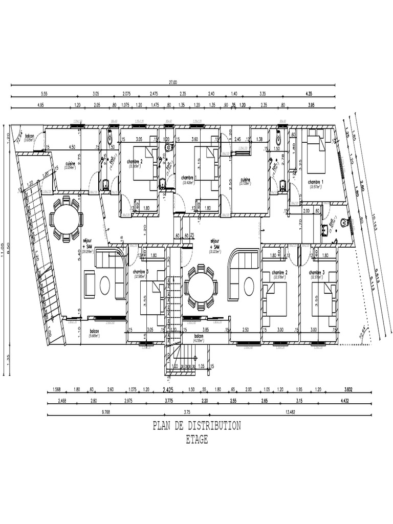 plan de distribution étage | PDF