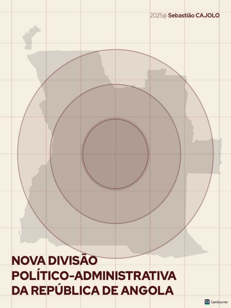 Mapa Atualizado da Divisão Administrativa de Angola 2025 | PDF ...