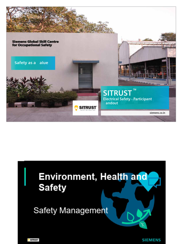 Electrical Safety Participants Handout - Updated | PDF | Hazards | Risk