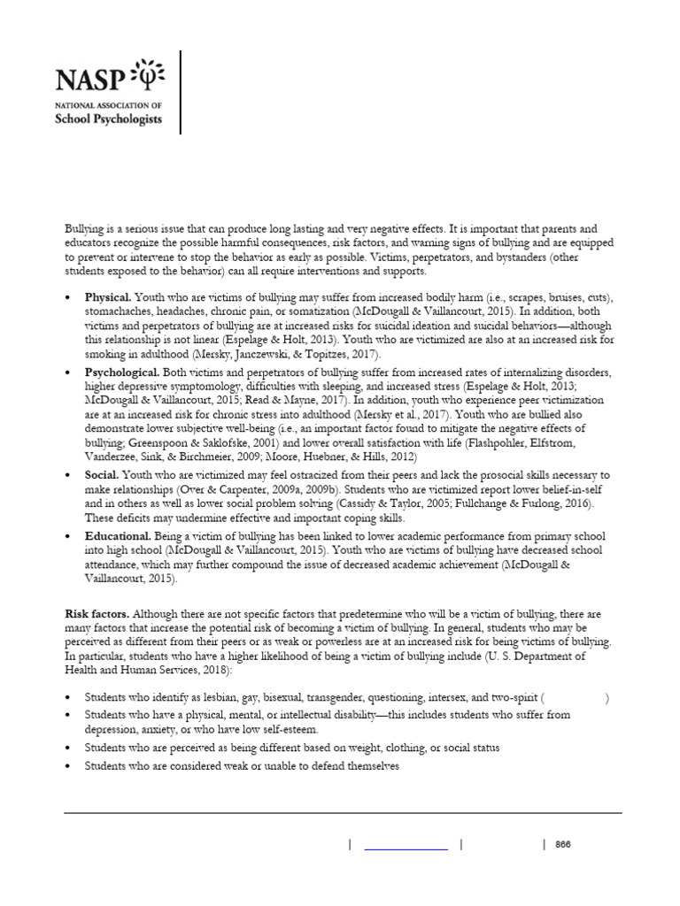 34-Supporting Victims and Perpetrators of Bullying Guidelines For ...