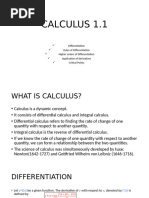 Grade 12 Differential Calculus Notes | PDF